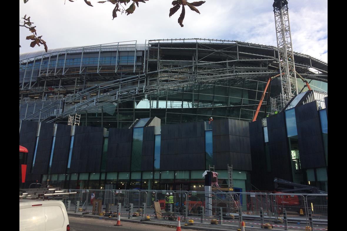 In pictures: How Spurs' stadium now looks, nearly five months after ...